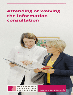 Fillable Online Mammography and Other Screening Tests for Breast ...