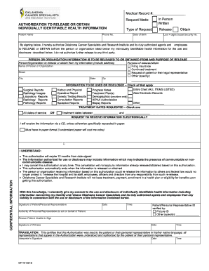 Fillable Online AUTHORIZATION TO RELEASE OR OBTAIN Fax Email Print ...