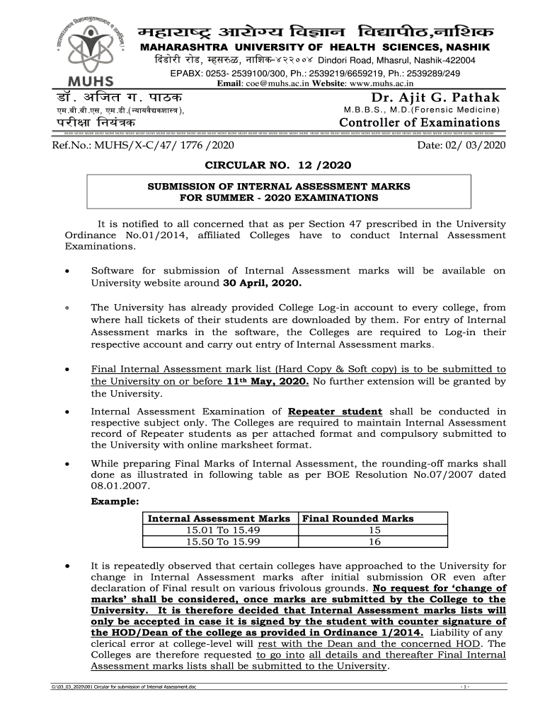 Fillable Online Convocation Form For PG - MUHS - Yumpu Fax Email Print - pdfFiller