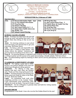 Fillable Online (03) 5439 7232 Fax. - Axedale Primary School Fax Email ...