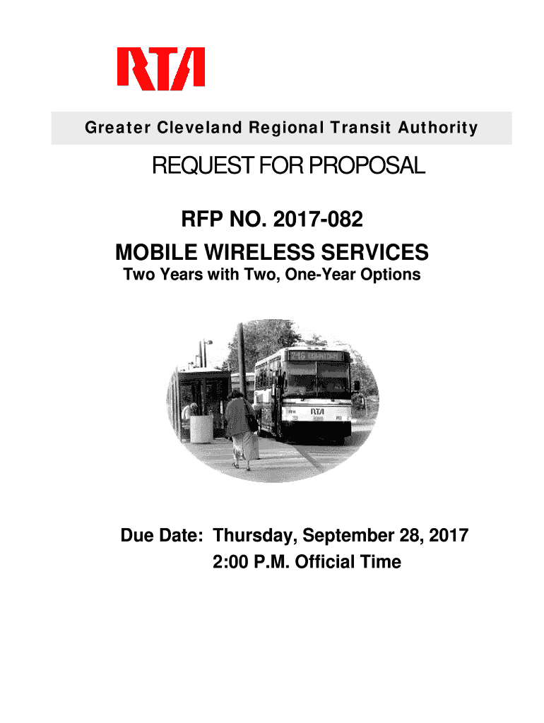 Fillable Online ProcurementGreater Cleveland Regional Transit Authority ...