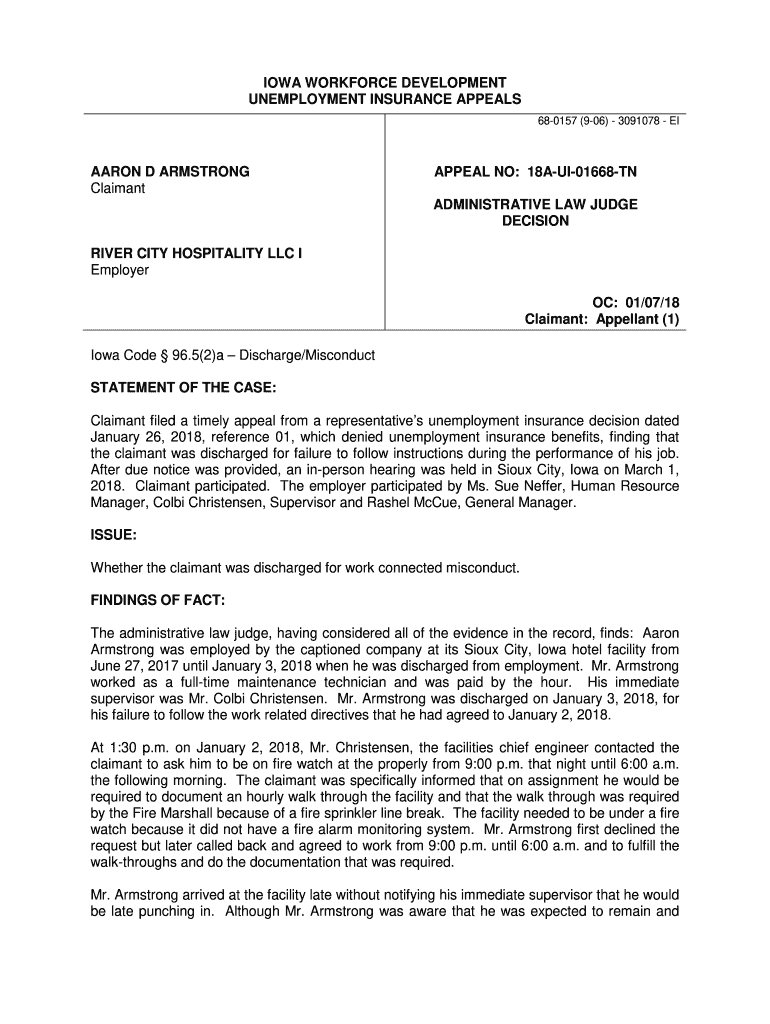 Fillable Online Fillable Online IOWA WORKFORCE DEVELOPMENT ... Fax ...