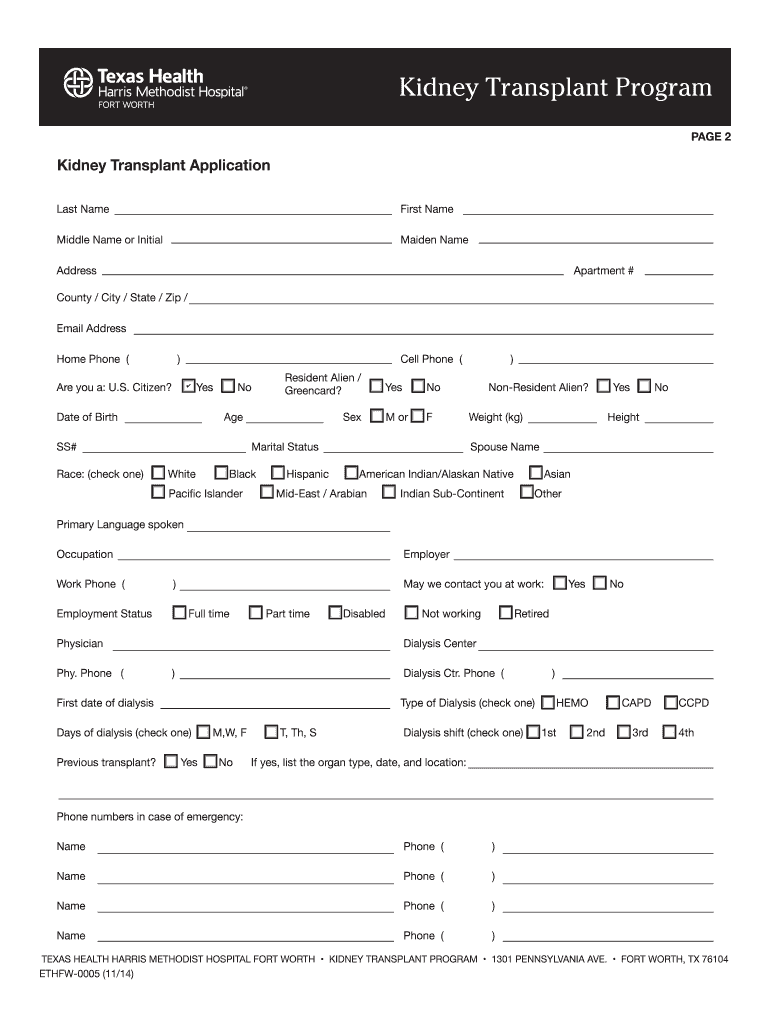 Fillable Online RECIPIENT - Transplant Application Packet Fax Email Print - pdfFiller