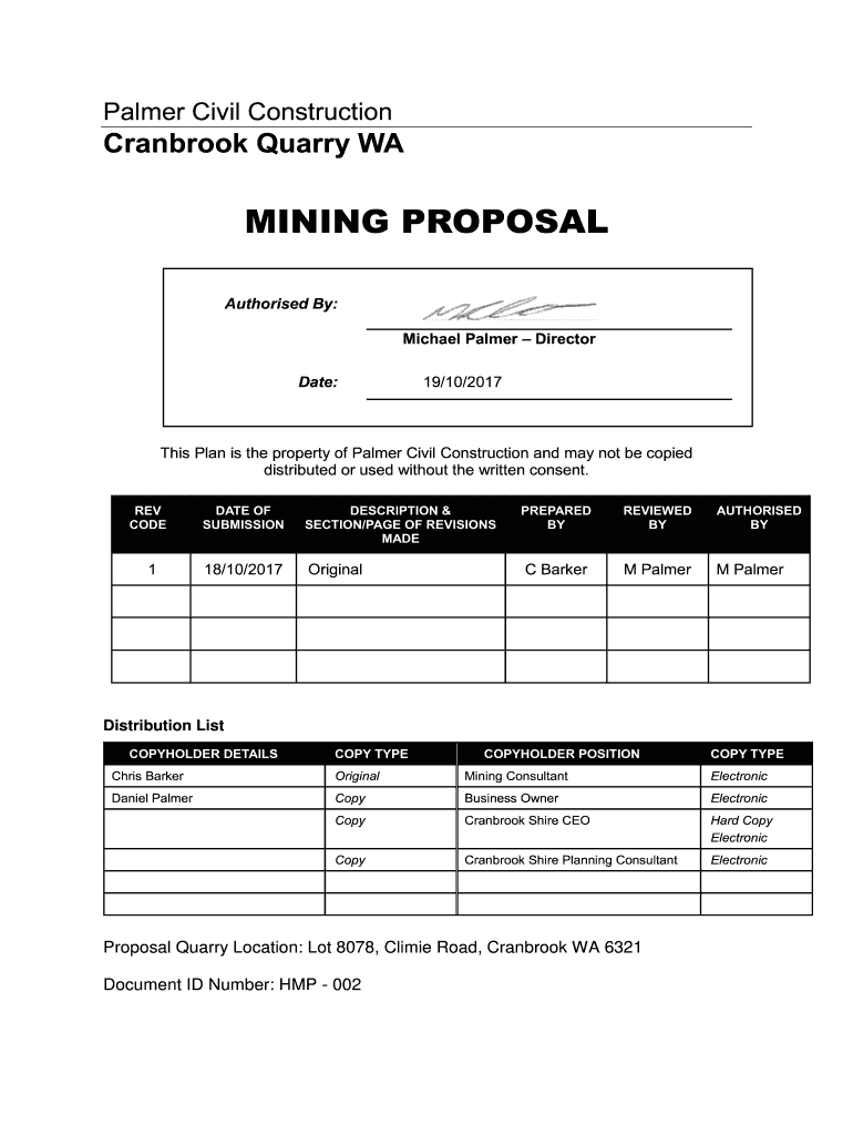 Quarry Business Plan Pdf - Fill Online, Printable, Fillable, Blank ...
