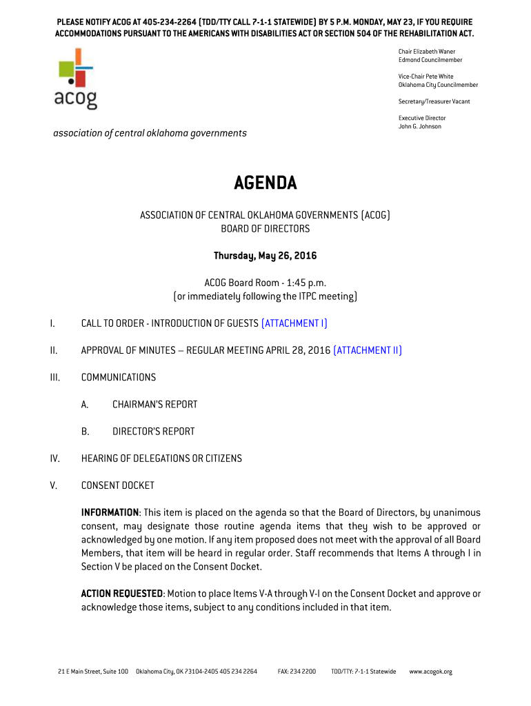 Fillable Online please notify acog at 234-2264 (tty 234-2217) by 5:00 ...