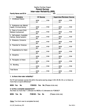Fillable Online KEMPE Family Stress Inventory Fax Email Print - pdfFiller