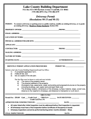 Fillable Online Building Department Permits, Applications and ...