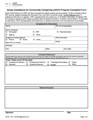 Fillable Online JACC Services How JACC Works JACC - New Jersey Fax ...