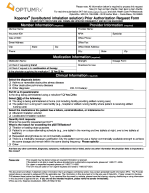 Fillable Online ( inhalation solution) Prior Authorization Request Form ...