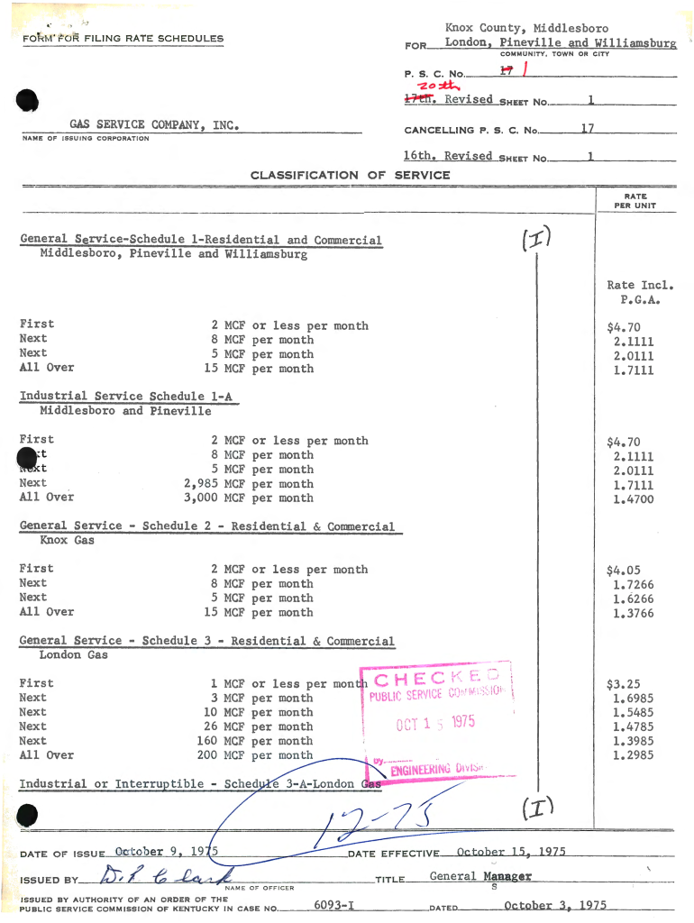 Fillable Online FORM ' -OR FILING RAi E SCHEDULES Fax Email Print ...