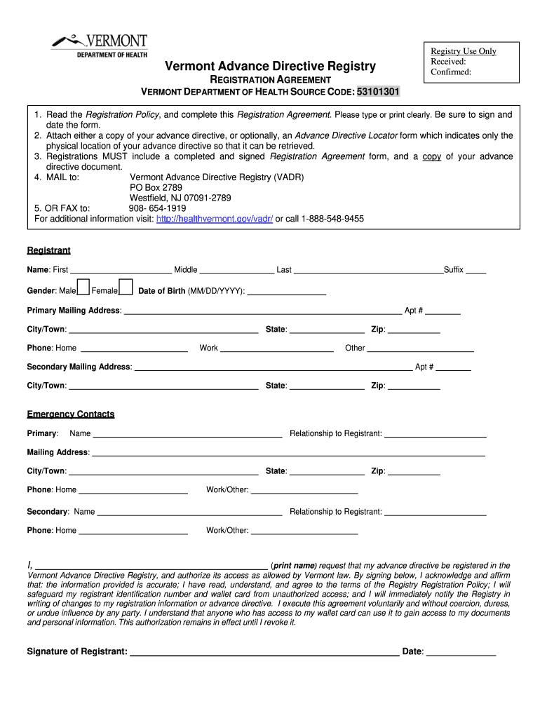 Fillable Online Advance Directive Patient Fact Sheet Fax Email Print ...