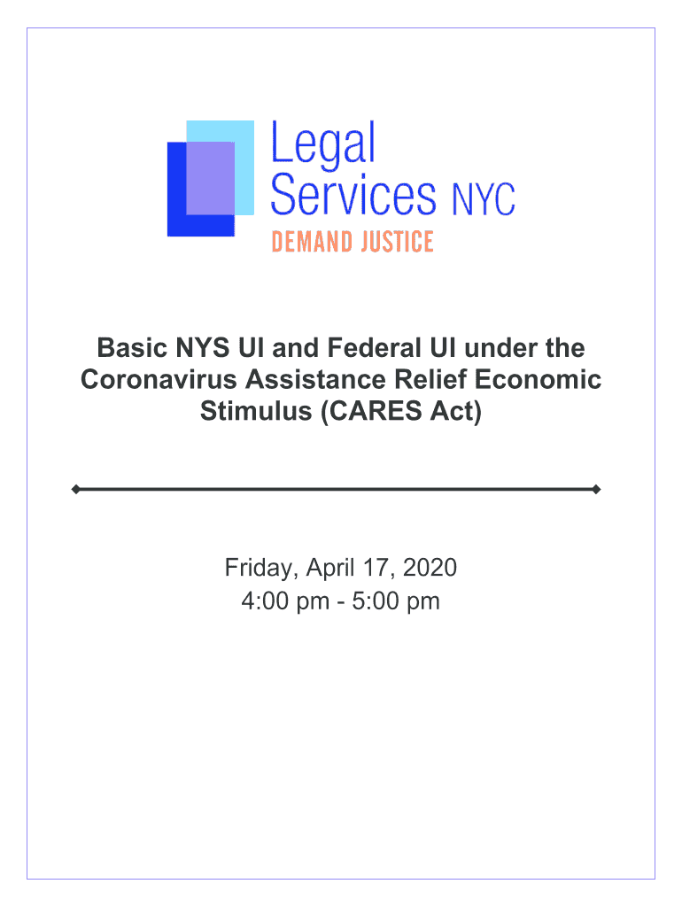 Fillable Online Basic NYS UI and Federal UI under the Fax Email Print ...