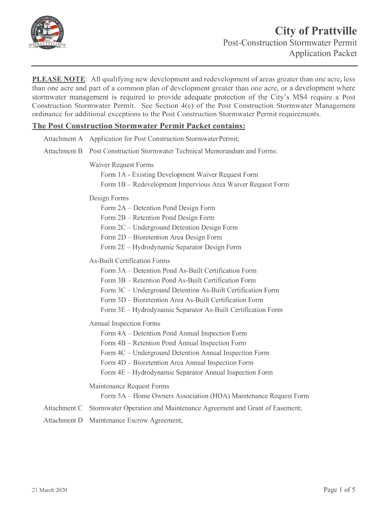 Fillable Online Hydrodynamic Separator Design Form - City of Prattville ...