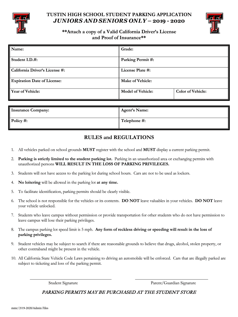 Fillable Online ASB - Tustin High School, Tustin Unified School District Fax Email Print - pdfFiller