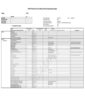 Fillable Online Quarterly Updates Form - SAMPLE - 10-2019.xlsx Fax ...