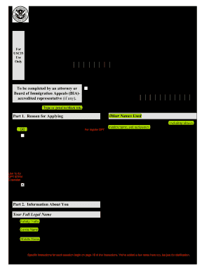 Fillable Online i765 pdf 2019 I-765, Application For Employment ...