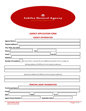 Fillable Online to Get Appointed - Jubilee Managing Agency Fax Email ...