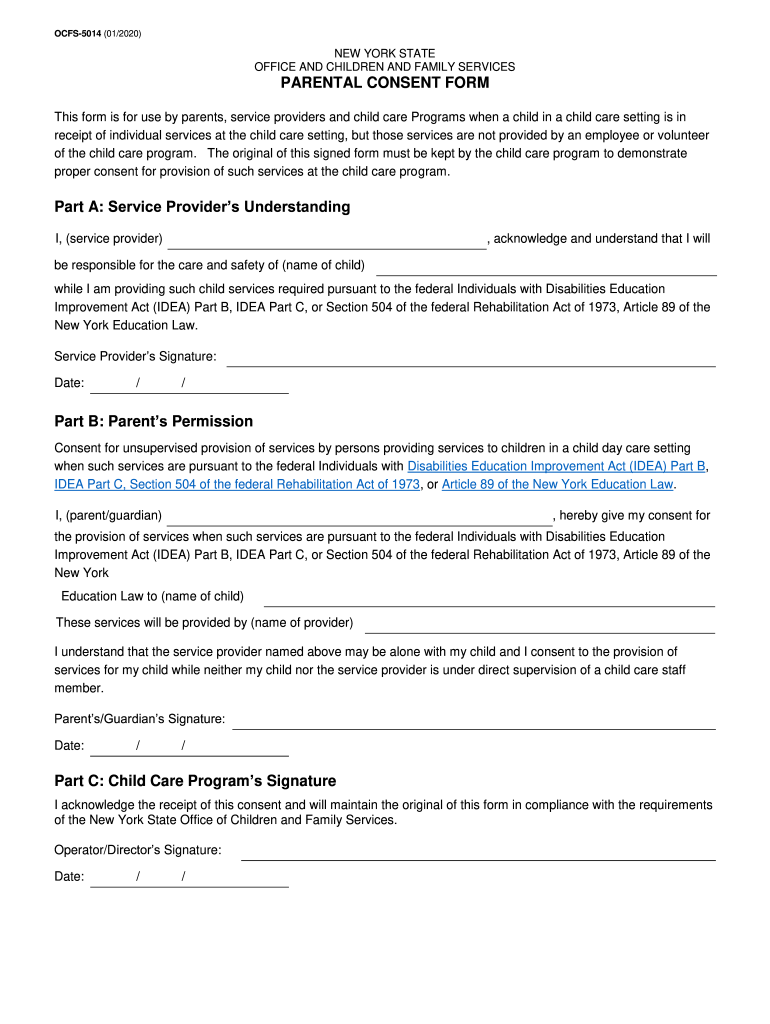 Fillable Online Forms - New York State Office of Children and Family ...
