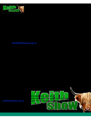 Fillable Online The Keith Country Show Sponsorship Form Fax Email Print ...