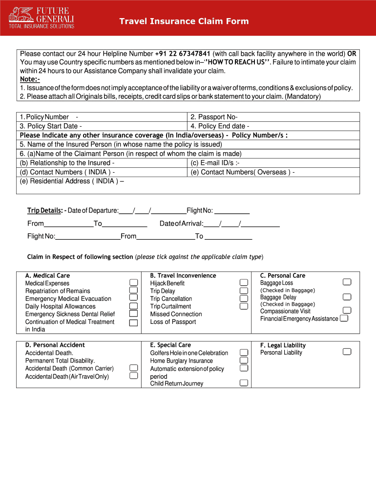 Fillable Online Travel Claim FormComprehensive.docx Fax Email Print ...