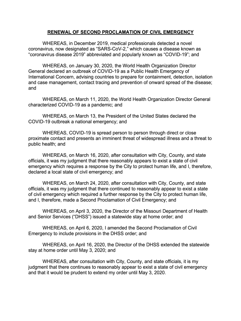 Fillable Online civil emergency order Fax Email Print - pdfFiller