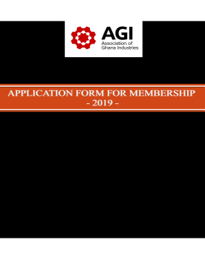 Fillable Online Fillable Online application form for membership - 2018 ...