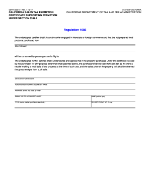 Fillable Online California Tax Exempt Form - Fill Online, Printable ...