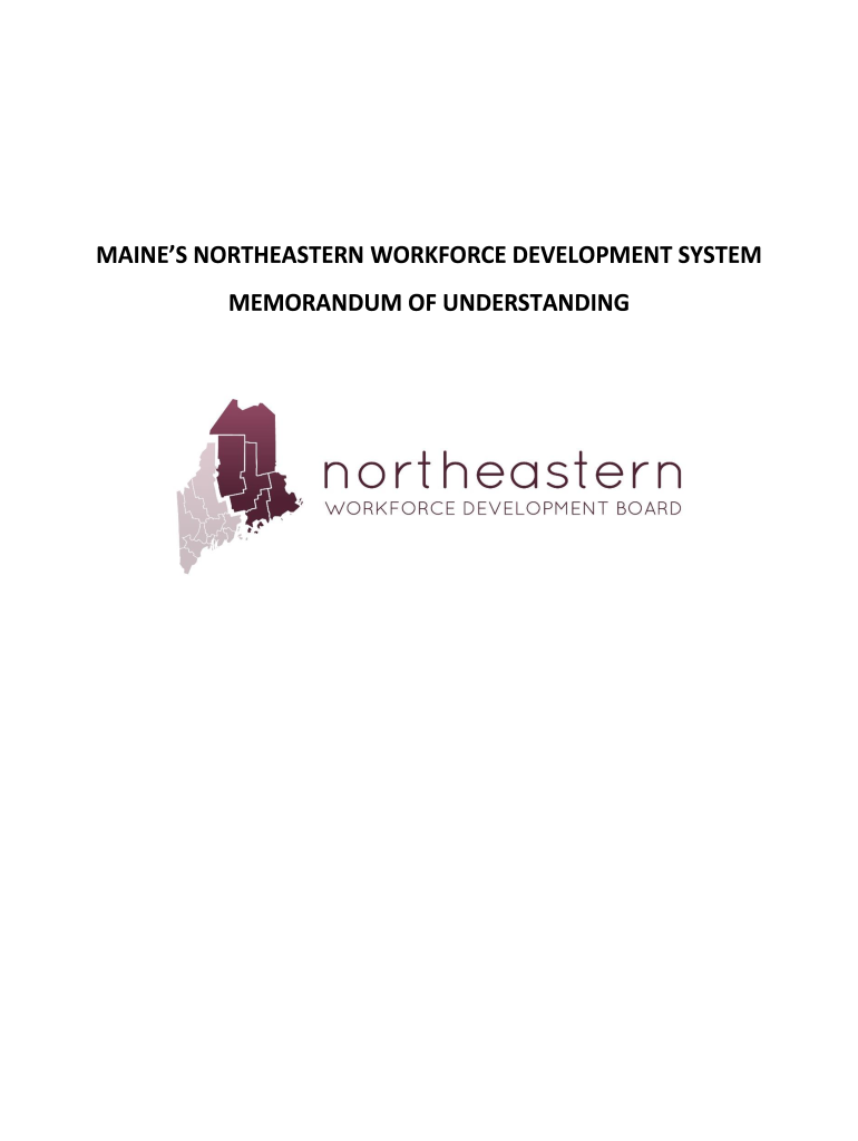 Fillable Online maine's northeastern workforce development system ...