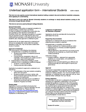 Fillable Online FREE 16+ Sample Student Application Forms in PDFMS Word ...