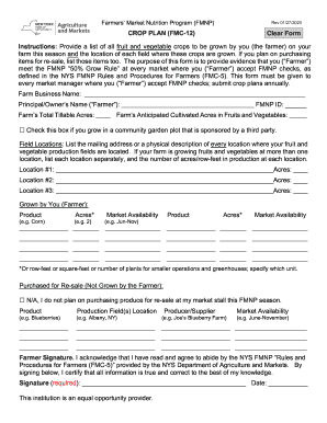 Fillable Online Instructions: Provide a list of all fruit and vegetable ...