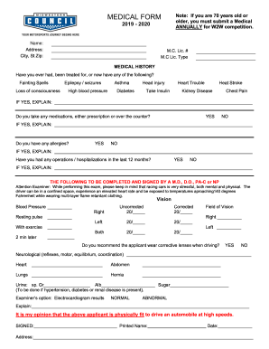 Fillable Online MC.2019.Forms.Medical Fax Email Print - pdfFiller
