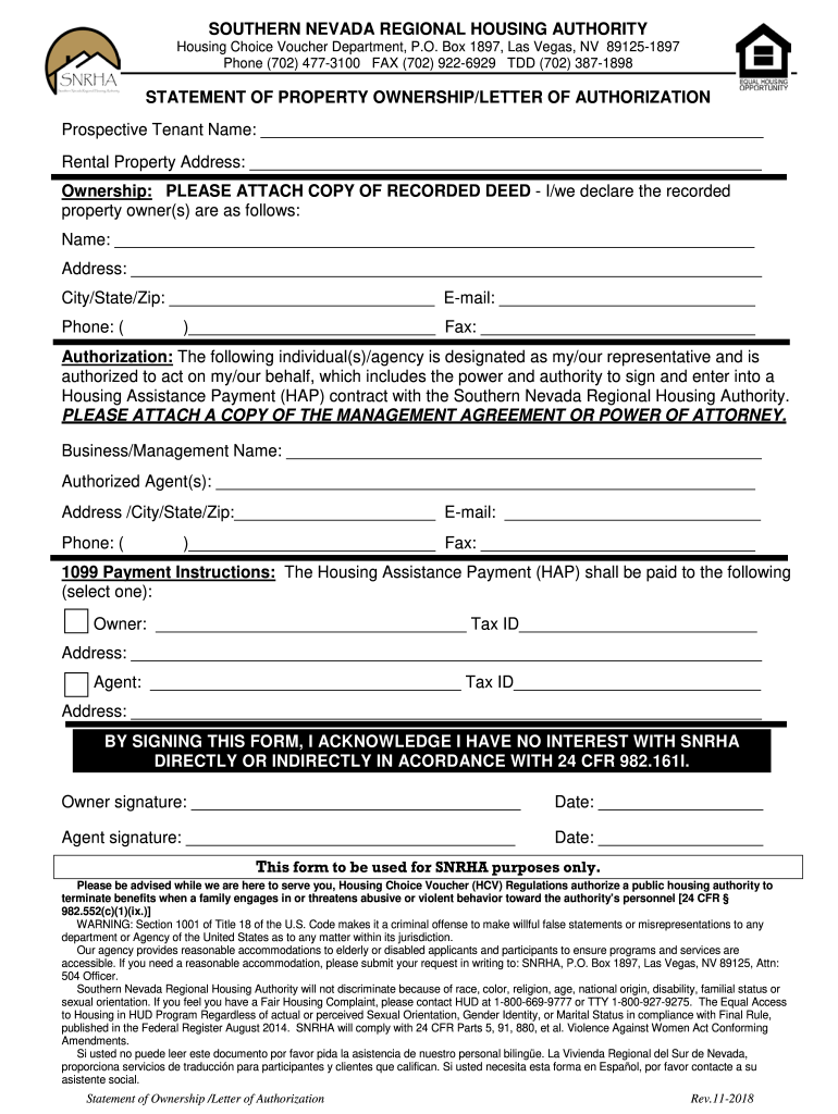 Fillable Online 2014-2020 Form NV RFTA Packet SNRHA-H0077 Fill Online ...