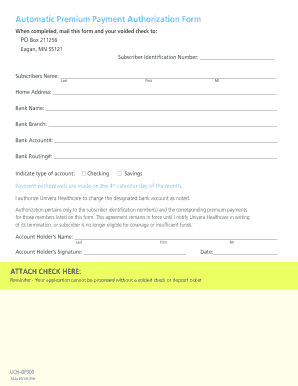 Fillable Online Univera Exchange EFT Form. Electronic Funds Transfer ...