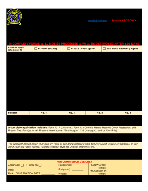 Fillable Online FormCJTC 721A Firearms Certificate Agency Transfer Fax Email Print - pdfFiller
