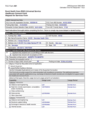 Fillable Online FCC Form 461 Application Number: 100038418 Fax Email ...