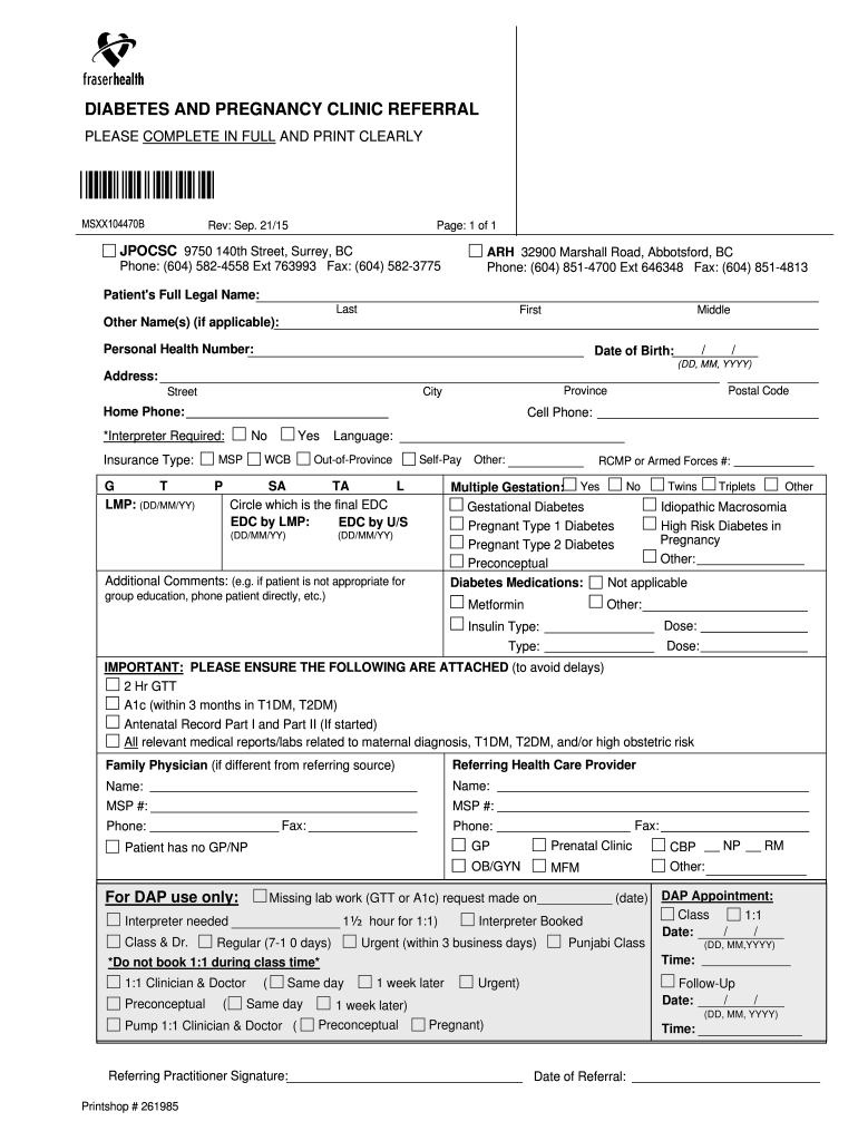 Doctor Referral Form - Fill Online, Printable, Fillable, Blank | pdfFiller