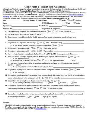Fillable Online OHSP Form 2.doc Fax Email Print - pdfFiller