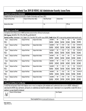 Fillable Online College Security Access Form Fax Email Print - pdfFiller