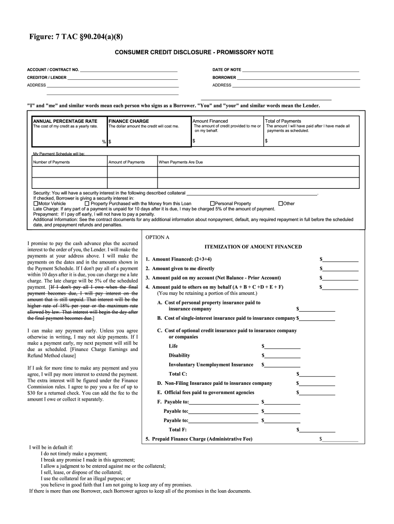 Fillable Online Figure: 7 TAC 90.204(a)(8) Fax Email Print - pdfFiller