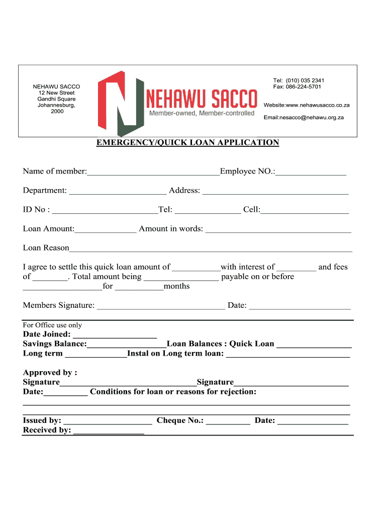 Nehawu Membership Form - Fill Online, Printable, Fillable, Blank ...