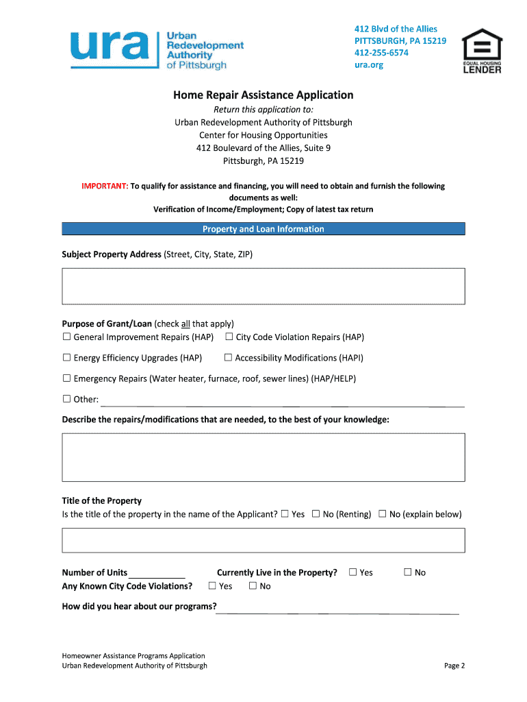 Fillable Online The Urban Redevelopment Authority (URA) is here for ...