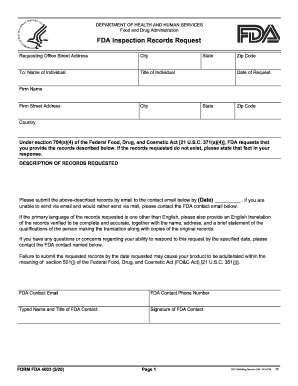 Fda Form 4003 - Fill Online, Printable, Fillable, Blank | pdfFiller