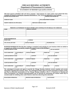 Fillable Online Compliance RequirementsThe Chicago Housing Authority ...