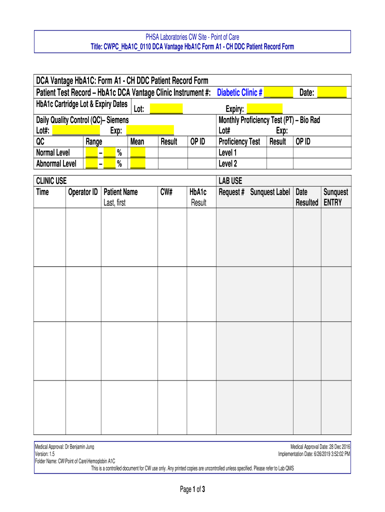 Dca Template - Fill Online, Printable, Fillable, Blank | pdfFiller