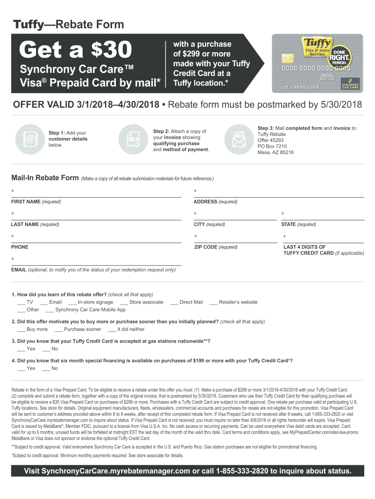 Tuffy Synchrony Car Care - Fill Online, Printable, Fillable, Blank ... Tuffy Synchrony Car Care - Fill Online, Printable, Fillable, Blank ...