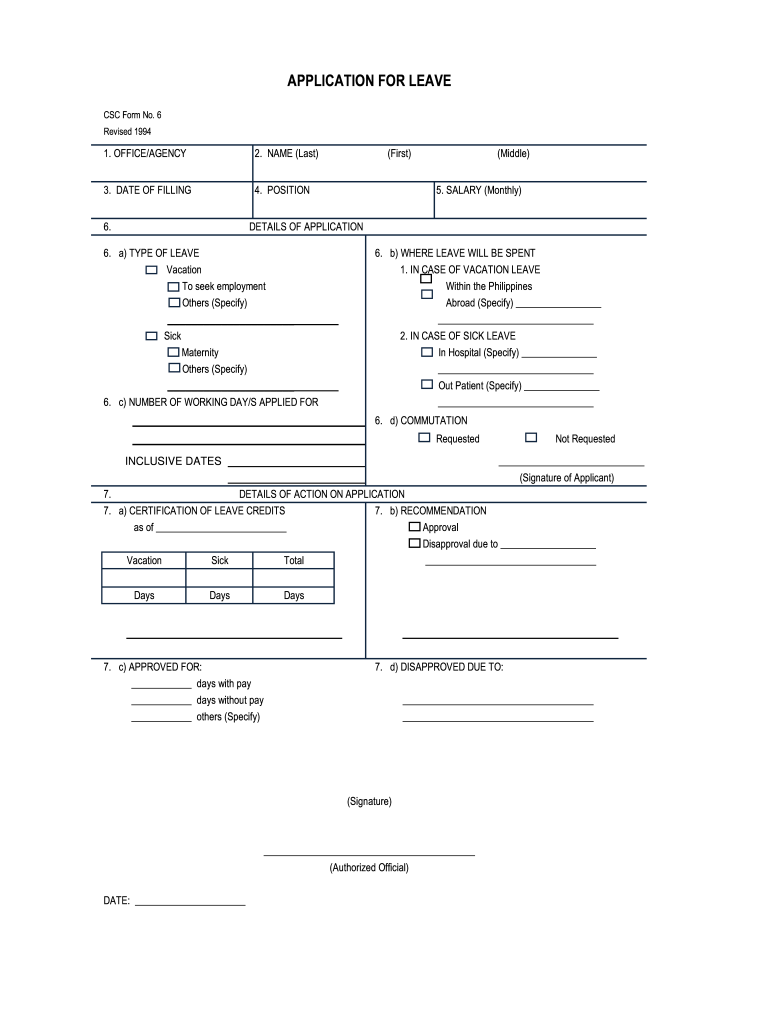 Fillable Online Form 6 Deped - Fill Online, Printable, Fillable ...