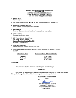 Fillable Online SEC Identification Number: 167423 Fax Email Print ...