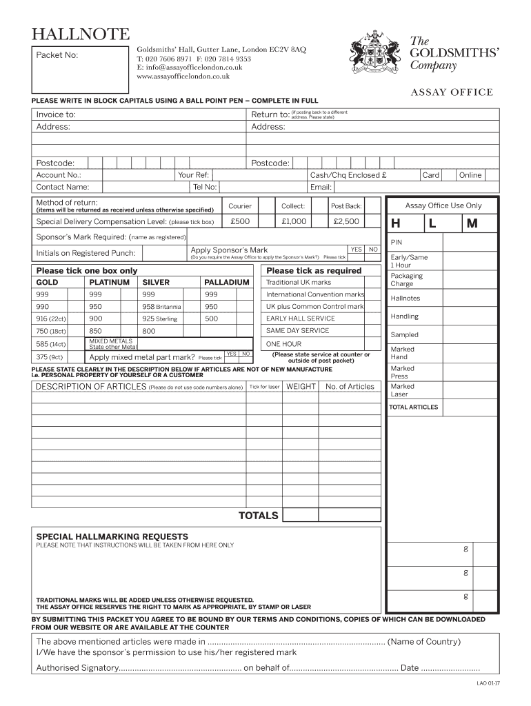 Submit A Hallnote - Fill Online, Printable, Fillable, Blank | pdfFiller