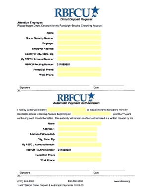 Fillable Online Member Benefits and Switch to RBFCU Kit Fax Email Print ...