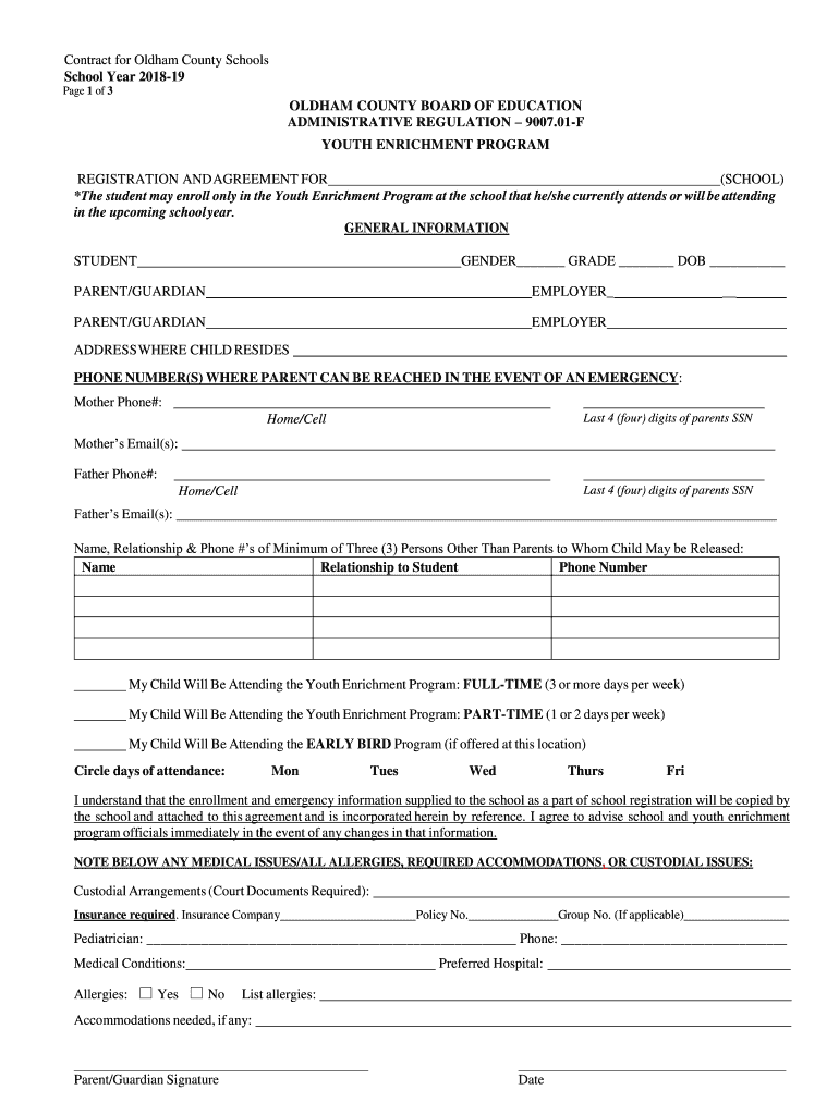 Fillable Online ADMINISTRATIVE REGULATION 9007 Fax Email Print - pdfFiller